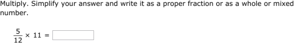 IXL - Multiply fractions and whole numbers (Grade 7 maths practice)