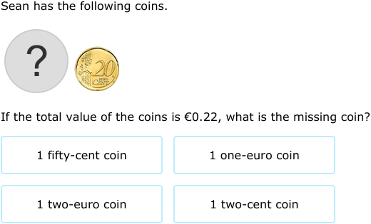 IXL - Find the number of each type of coin (Grade 7 maths practice)