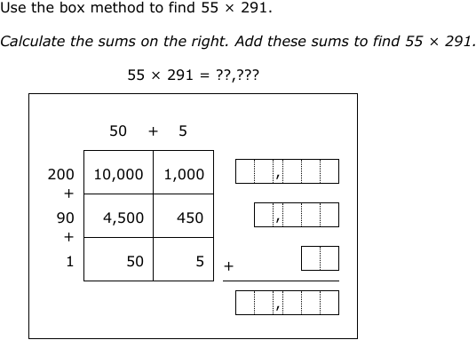 IXL - Box multiplication (Grade 4 maths practice)