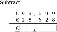 IXL - Add and subtract money amounts (Grade 5 maths practice)