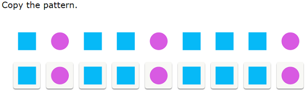 IXL - Growing patterns (Grade 1 maths practice)