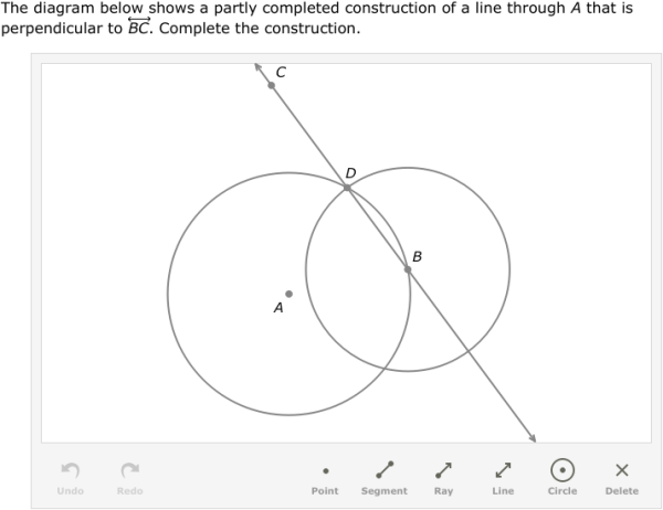 IXL - Construct a perpendicular line (Grade 9 maths practice)