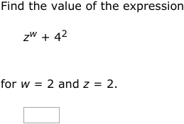 IXL - Evaluate multi-variable expressions (Grade 6 maths practice)