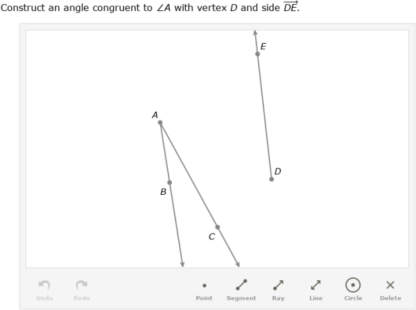IXL - Construct a congruent angle (Grade 8 maths practice)