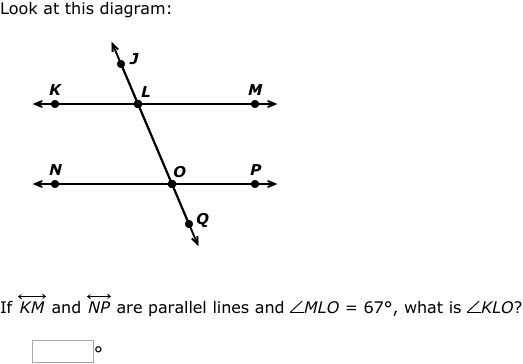 IXL - Transversals of parallel lines: find angle measures (Grade 10 maths practice)