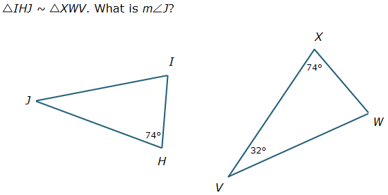 IXL - Side lengths and angle measures in similar figures (Grade 10 ...