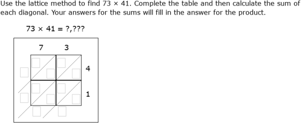 IXL - Lattice multiplication (Grade 5 maths practice)