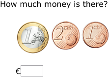 IXL - Count money - up to €5 (Grade 2 maths practice)