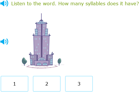 IXL - How many syllables does the word have? (Grade 2 English practice)