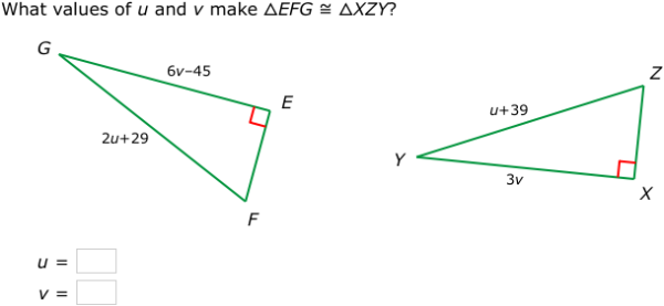 IXL - Hypotenuse-Leg Theorem (Grade 10 maths practice)