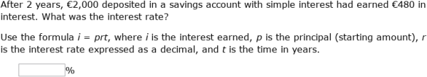 IXL - Simple interest (Grade 8 maths practice)