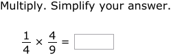 IXL - Multiply fractions (Grade 7 maths practice)