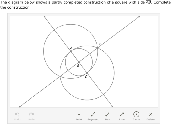 IXL - Construct a square (Grade 7 maths practice)