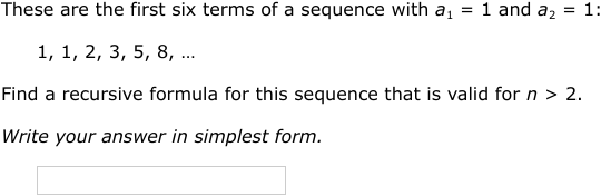 IXL - Find a recursive formula (Grade 12 maths practice)