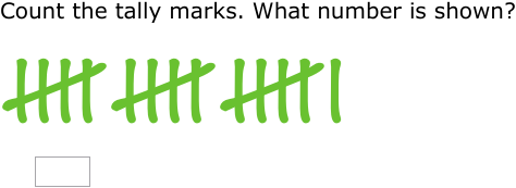 IXL - Tally marks - up to 20 (Kindergarten maths practice)
