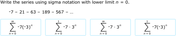 IXL - Introduction to sigma notation (Grade 11 maths practice)