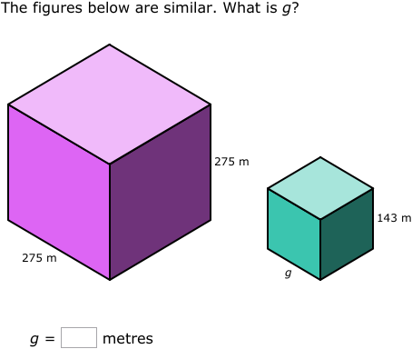 IXL - Introduction to similar solids (Grade 11 maths practice)