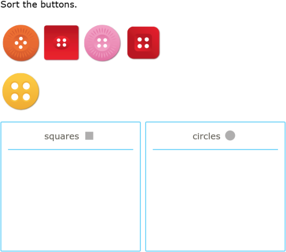 IXL - Classify and sort by shape (Preschool maths practice)