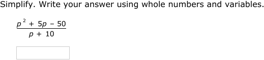 IXL - Simplify rational expressions (Grade 9 maths practice)