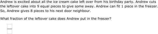 IXL - Understanding fractions: word problems (Grade 7 maths practice)