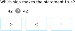IXL - Comparing numbers up to 100 (Grade 2 maths practice)