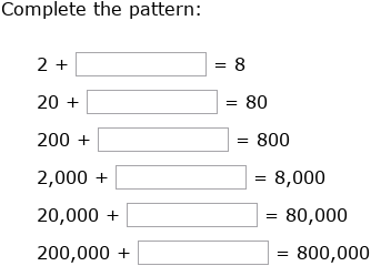 IXL - Addition patterns over increasing place values (Grade 3 maths ...