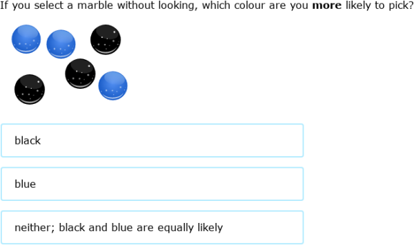IXL - Understanding probability (Grade 4 maths practice)