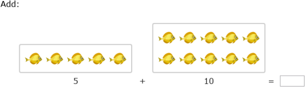 IXL - Addition with pictures - sums to 20 (Grade 2 maths practice)
