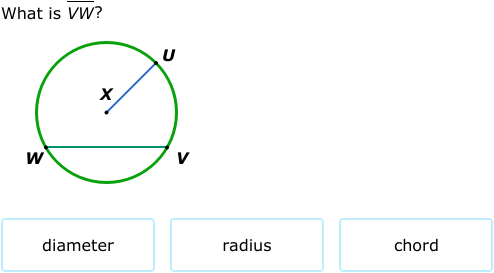 IXL - Parts of a circle (Grade 5 maths practice)