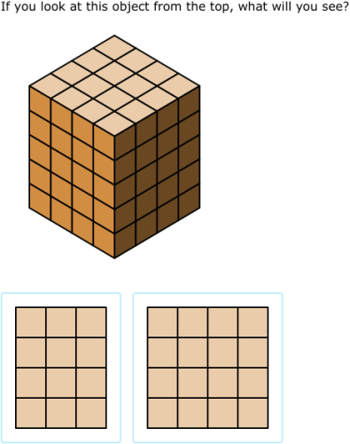 IXL - Front, side and top view (Grade 6 maths practice)