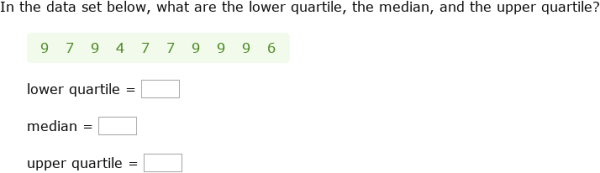 IXL - Quartiles (Grade 8 maths practice)