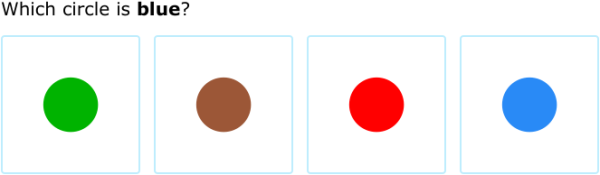 IXL - Classify shapes by colour (Preschool maths practice)