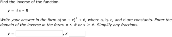 IXL - Find inverse functions and relations (Grade 11 maths practice)