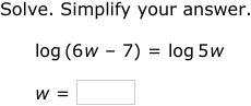 IXL - Solve logarithmic equations with multiple logarithms (Grade 12 ...
