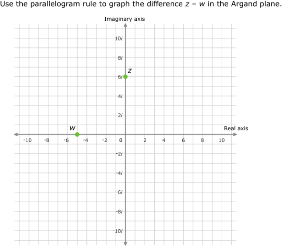 IXL - Subtraction in the Argand plane (Grade 12 maths practice)