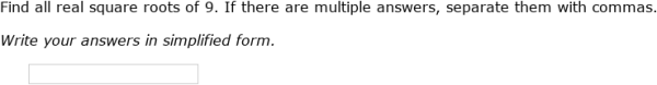 IXL - Roots of integers (Grade 12 maths practice)