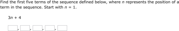 IXL - Evaluate variable expressions for number sequences (Grade 8 maths practice)