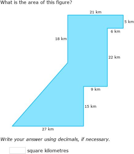 IXL - Area of compound figures with triangles, semicircles and quarter circles (Grade 7 maths ...