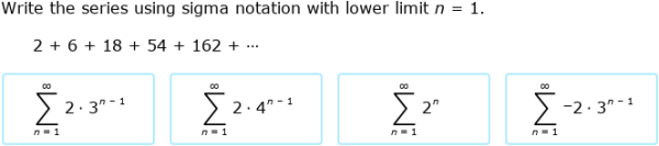 IXL - Introduction to sigma notation (Grade 12 maths practice)
