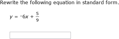 IXL - Write equations in standard form (Grade 9 maths practice)