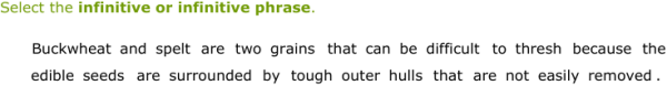 IXL - Identify infinitives and infinitive phrases (Grade 8 English ...