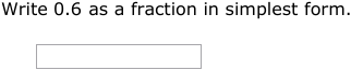IXL - Convert between decimals and fractions or mixed numbers (Grade 6 ...