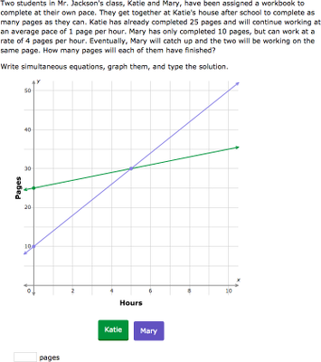 IXL - Solve simultaneous equations by graphing: word problems (Grade 10 ...