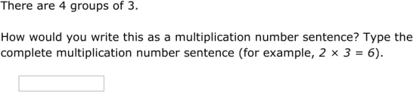IXL - Multiplication sentences (Grade 1 maths practice)
