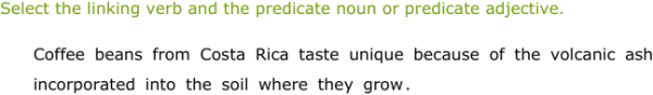 IXL - Identify linking verbs, predicate adjectives and predicate nouns ...