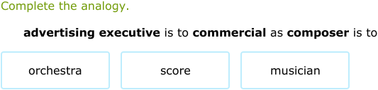 IXL - Analogies: challenge (Grade 9 English practice)