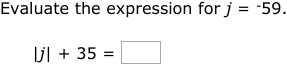IXL - Evaluate variable expressions involving integers (Grade 9 maths practice)