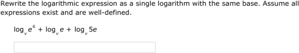 IXL - Product property of logarithms (Grade 12 maths practice)