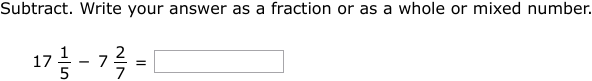 IXL - Add and subtract mixed numbers (Grade 7 maths practice)