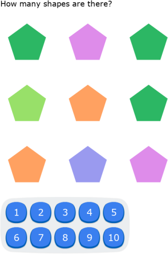 IXL - Count to 10 (Kindergarten maths practice)